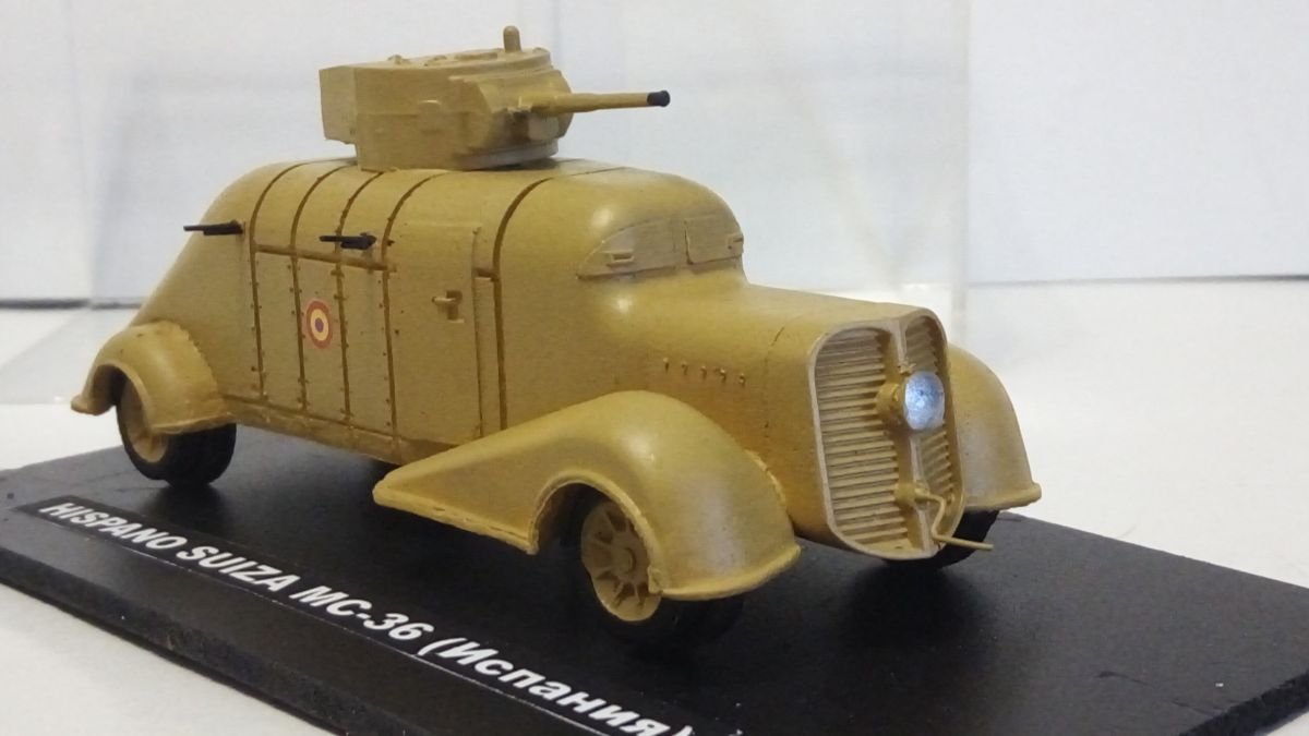 Бронеавтомобиль Hispano Suiza MC-36 (Испания) в масштабе 1/72