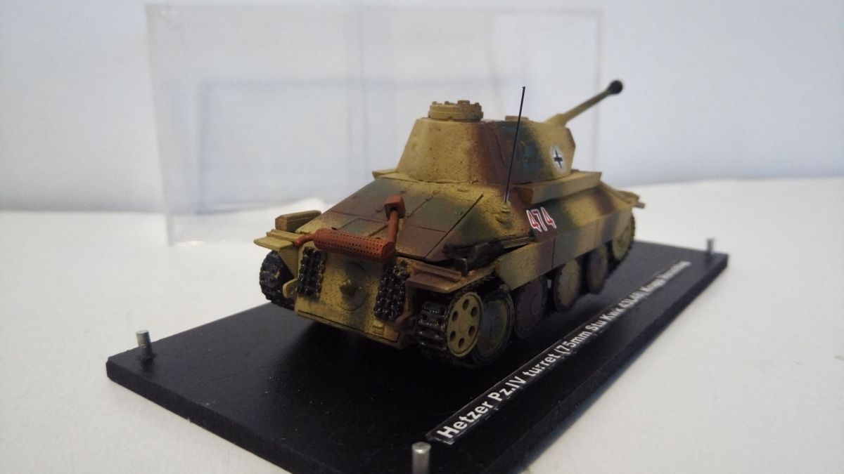 Hetzer Pz.IV turret (75mm Stu Kwik 43L48) Krupp Vorschlag (1/72)