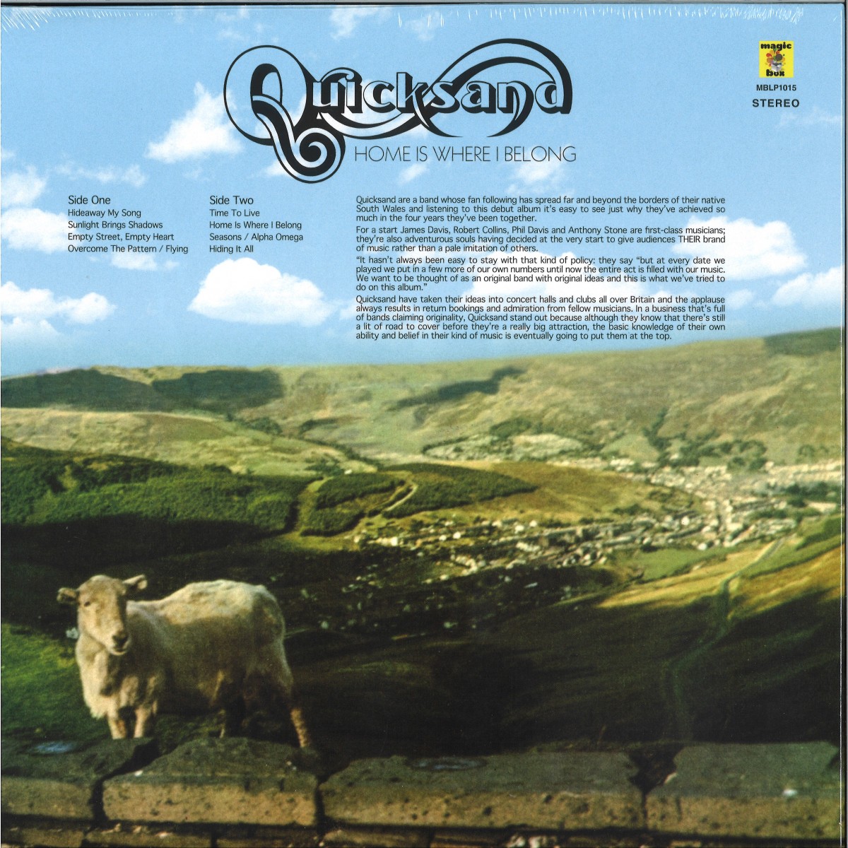 Quicksand – Home Is Where I Belong 1973, Magic Box – MBLP1015, LP ...